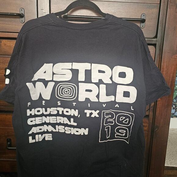 Travis Scott | Shirts | Rare Black Cactus Jack Staff | Poshmark